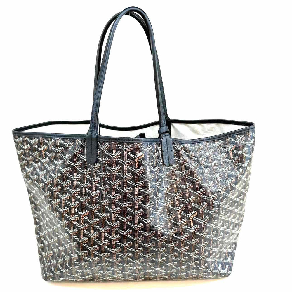 GOYARD Goyardine Saint Louis PM Tote Black - Kent & Hudson