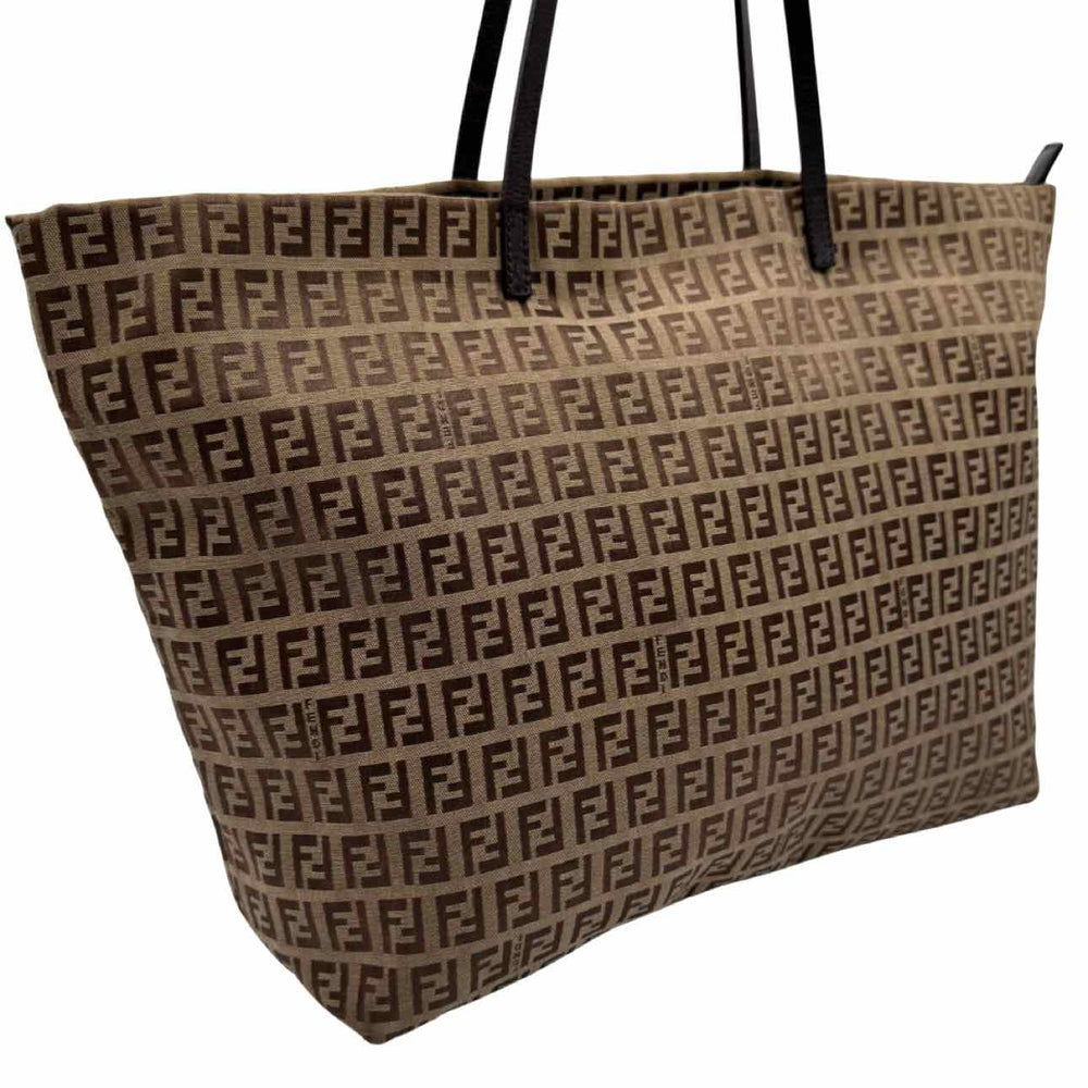 FENDI Zucca Canvas Tote Bag - Kent & Hudson